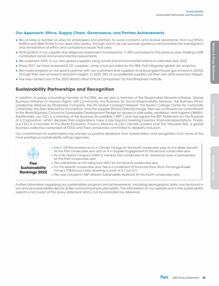 Flex Ltd. 2023 Annual Report & Proxy Statement